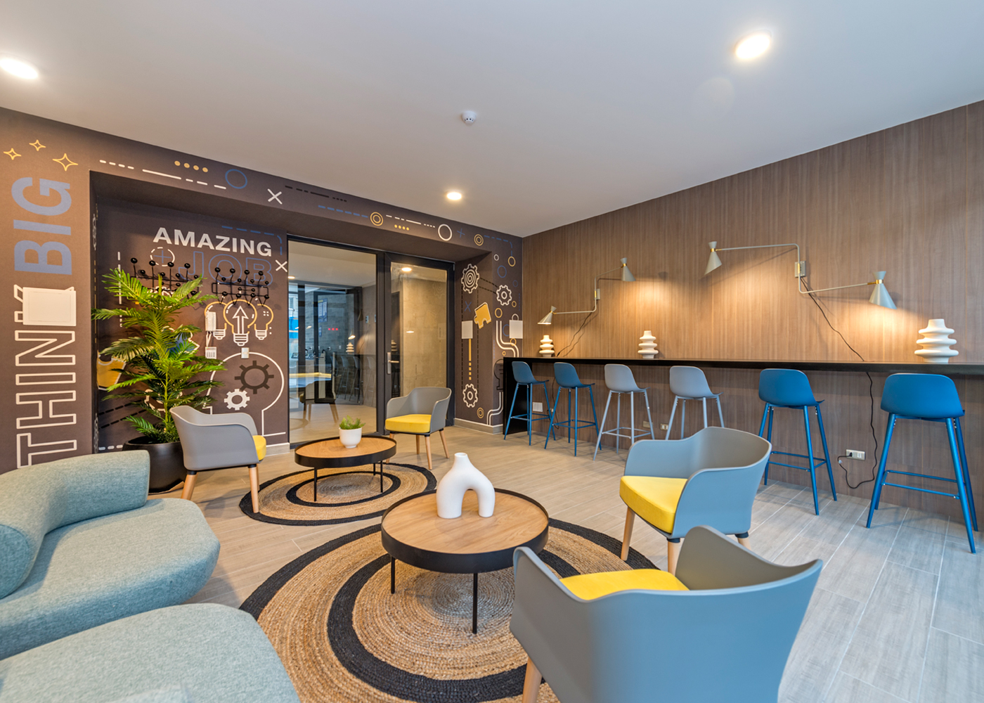 Landing Espacios Comunes Edificio Carrion